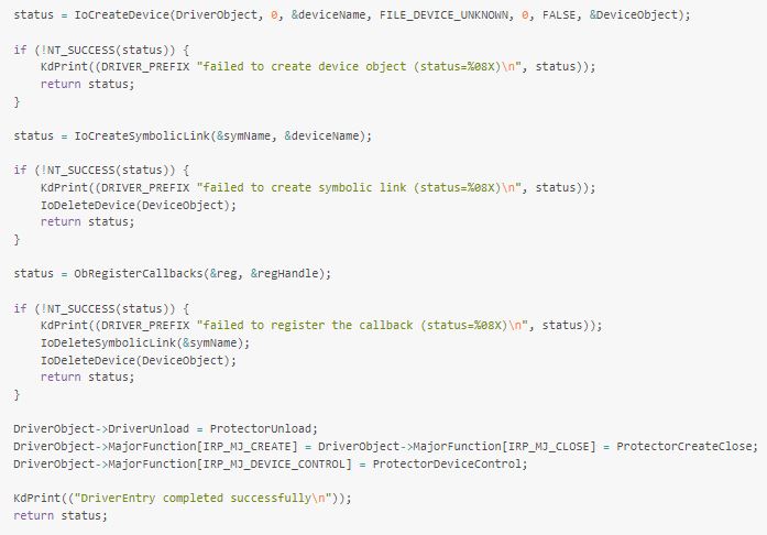 Ptrace Security GmbH on Twitter: "Windows kernel drivers for red team tools development Part 1 ...
