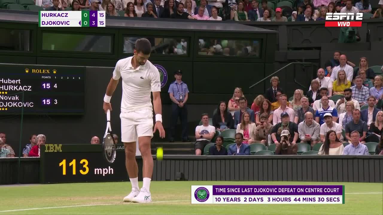 ESPN Tenis on Twitter: "Hace poquito que Djokovic no pierde en la Cancha Central. 😂 # ...