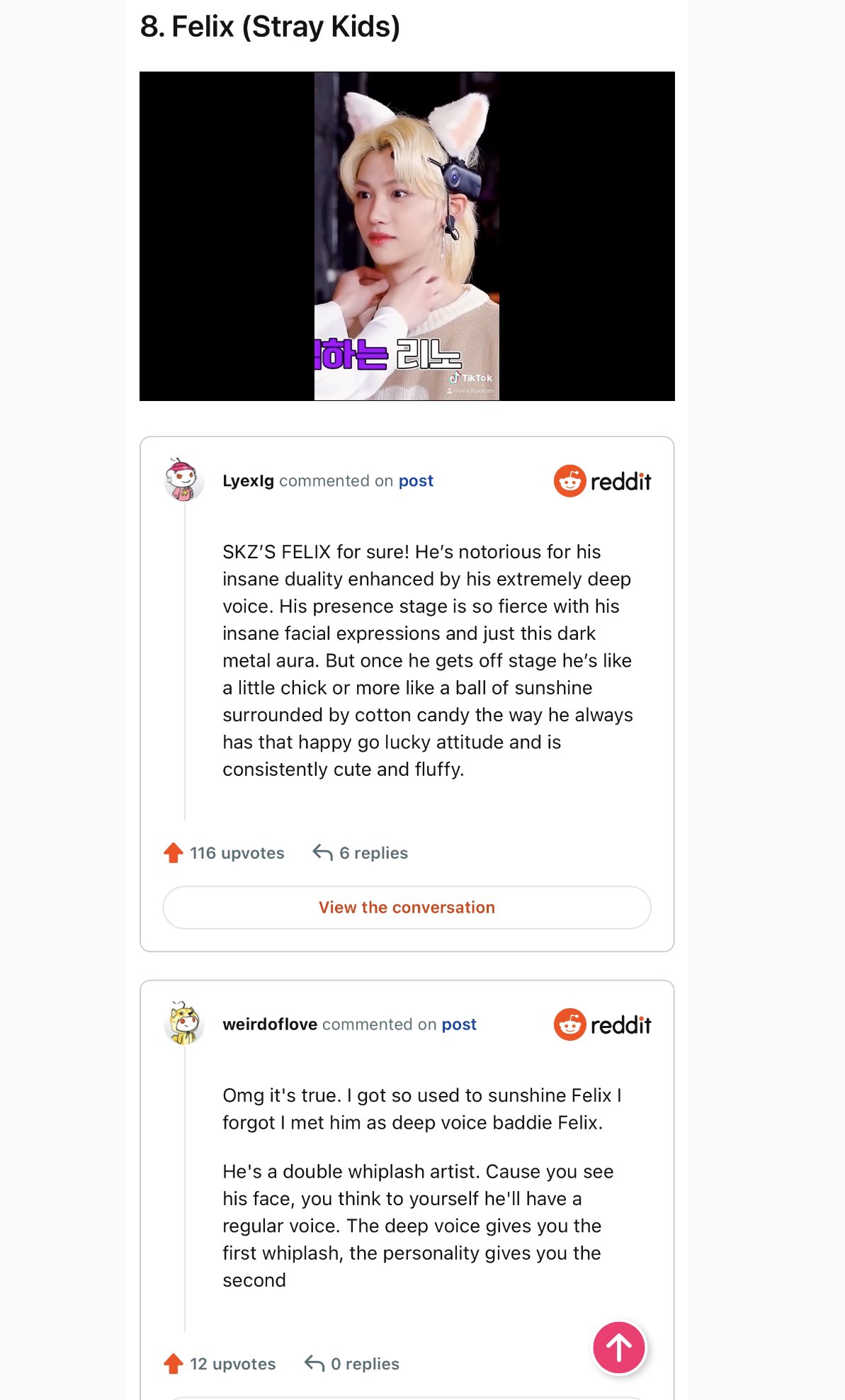 FELIX CHARTS on Twitter: "#FELIX: “He's a double whiplash artist. The deep voice gives you the ...