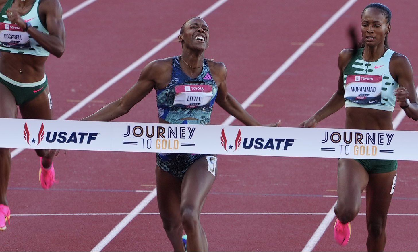 FloTrack on Twitter: "A championship moment! Shamier Little covered the final 50 meters with ...