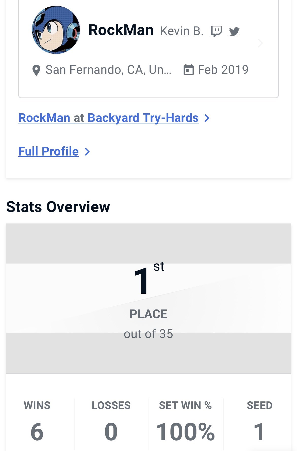 MP | RockMan (On Metafy) on Twitter: "Being Seed #1 because you won with Steve before but still ...