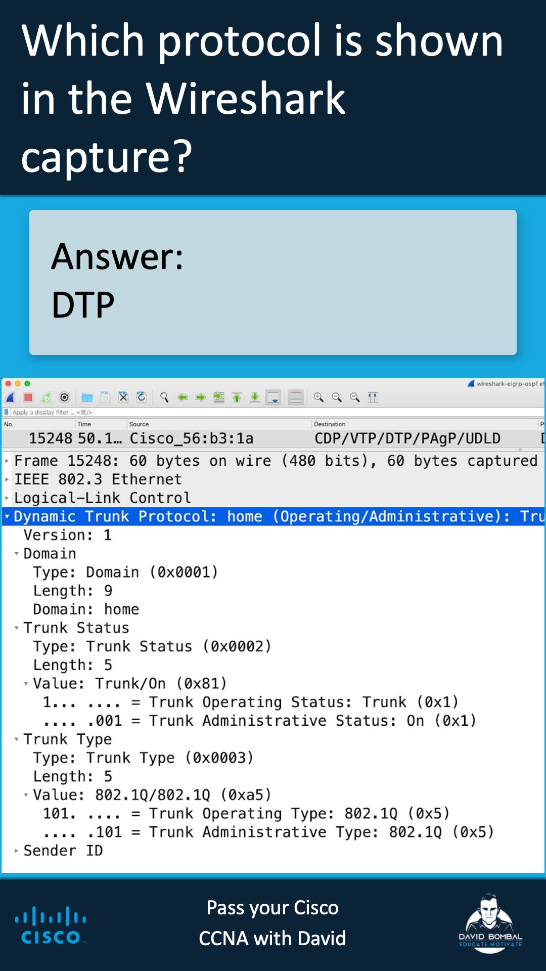 David Bombal on Twitter: "Pass your Cisco CCNA with David #CCNA #Devnet #Cisco #CCNP https://t ...