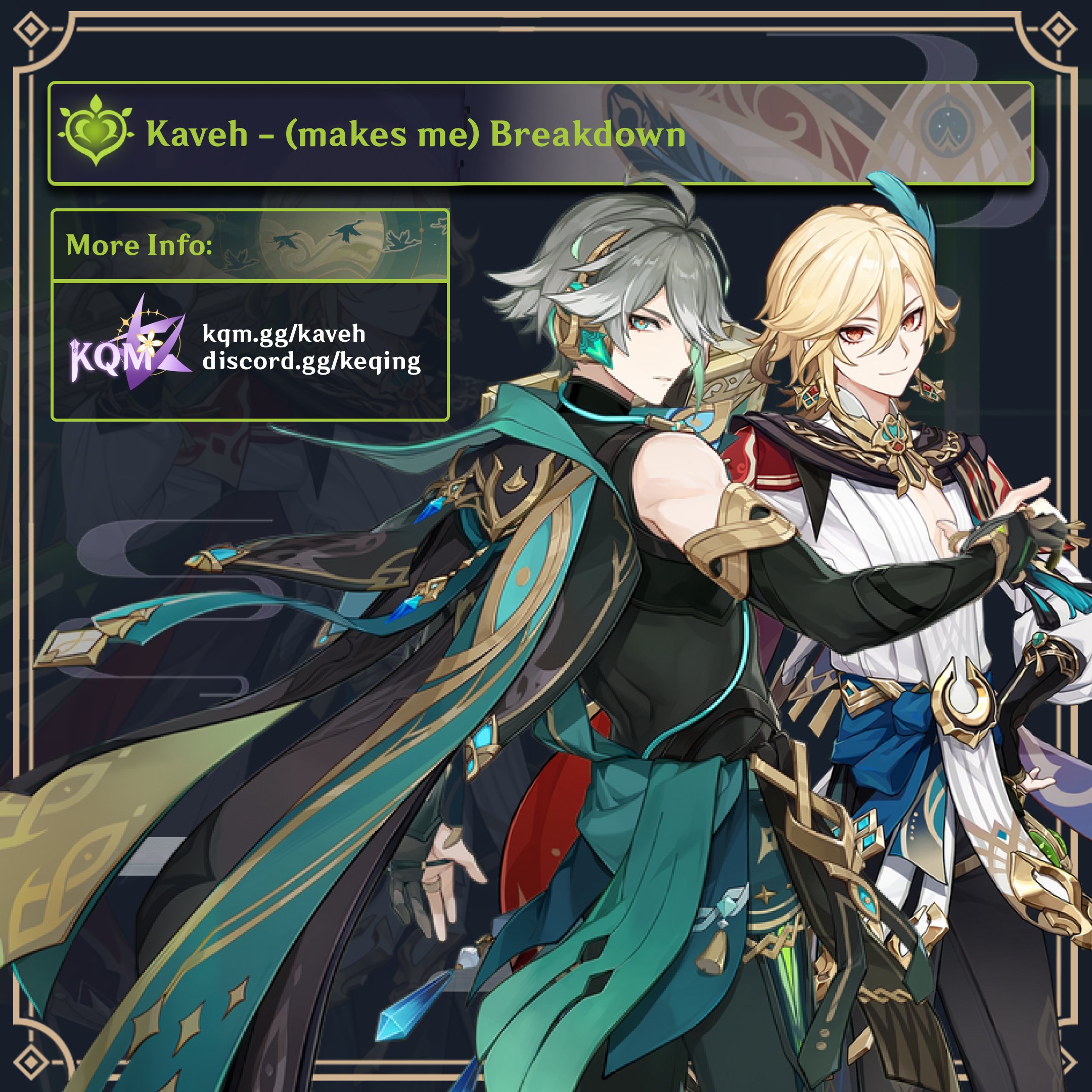 KQM on Twitter: "Happy Birthday beloved Kaveh 🏛 Today’s Character Breakdown is dedicated to the ...