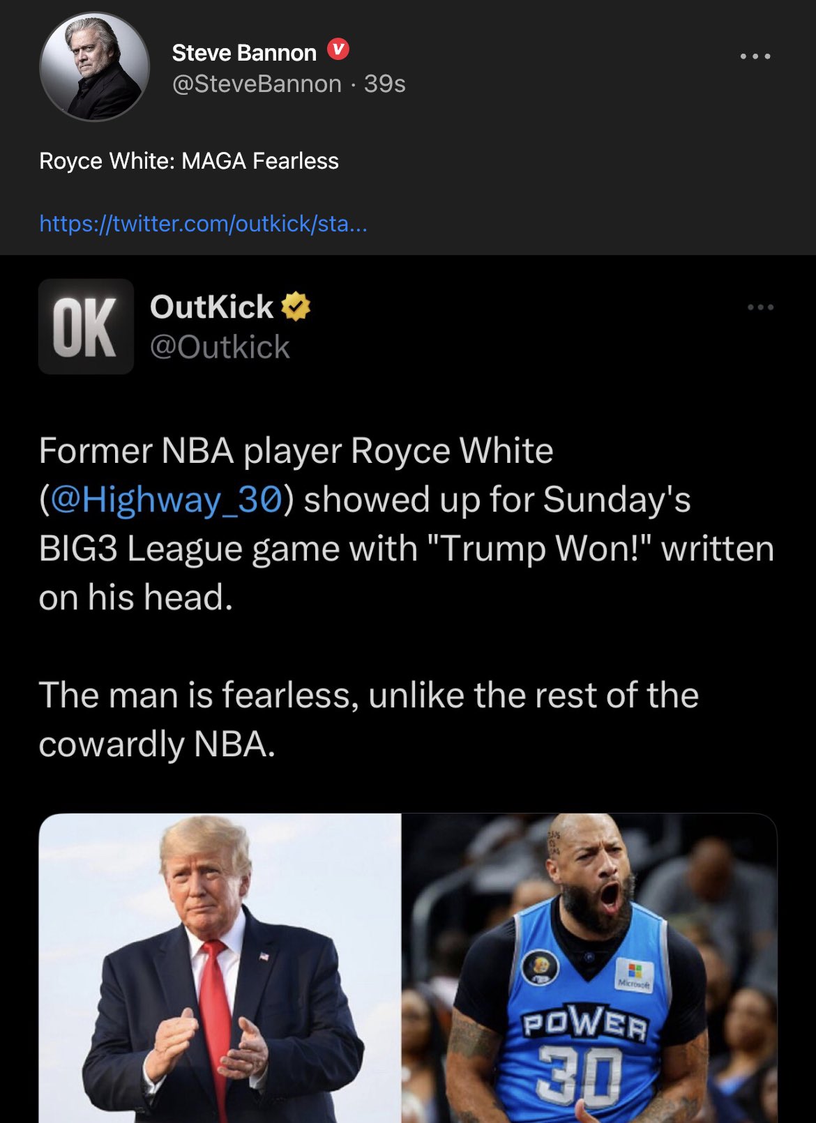 Grace Chong 🇺🇸 on Twitter: "Royce White: MAGA Fearless https://t.co/iMrDy1IvRk ⁦@Highway_30 ...