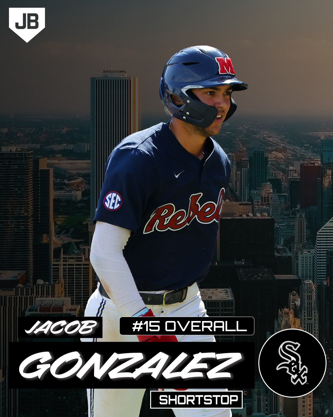 Just Baseball on Twitter: "With the 15th pick in the 2023 MLB Draft, the Chicago White Sox ...