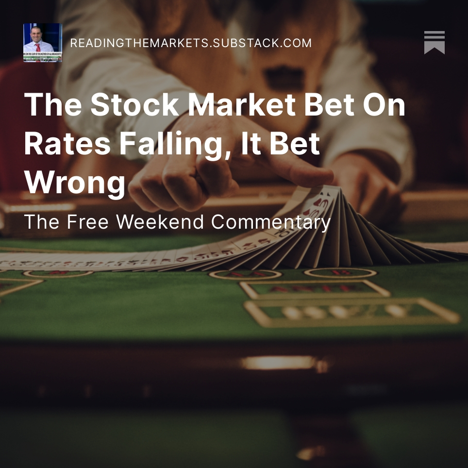 Michael J. Kramer on Twitter: "ICYMI This week's Free SubStack Commentary ---- The Stock Market ...