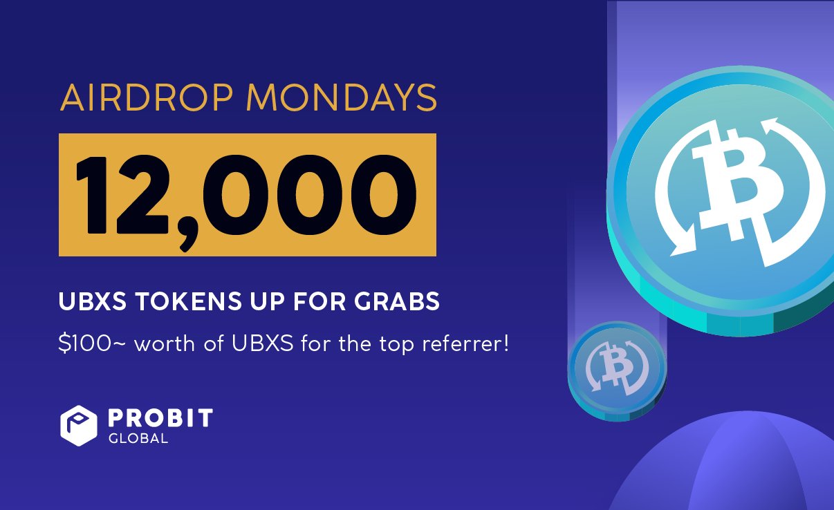 ProBit Global on Twitter: "🙌 We've partnered with @Bixosinc to bring you 12,000 UBXS Tokens in ...