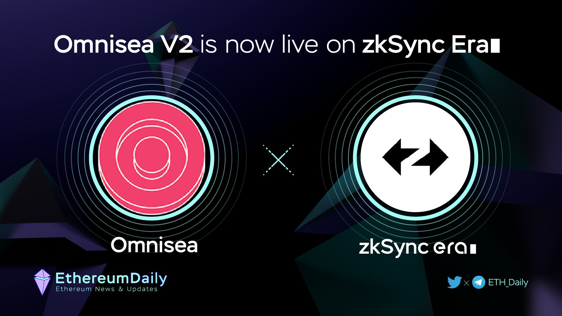 Ethereum Daily on Twitter: "📣 @omnisea V2 is now live on @zksync Era∎ Fully redesigned and ...