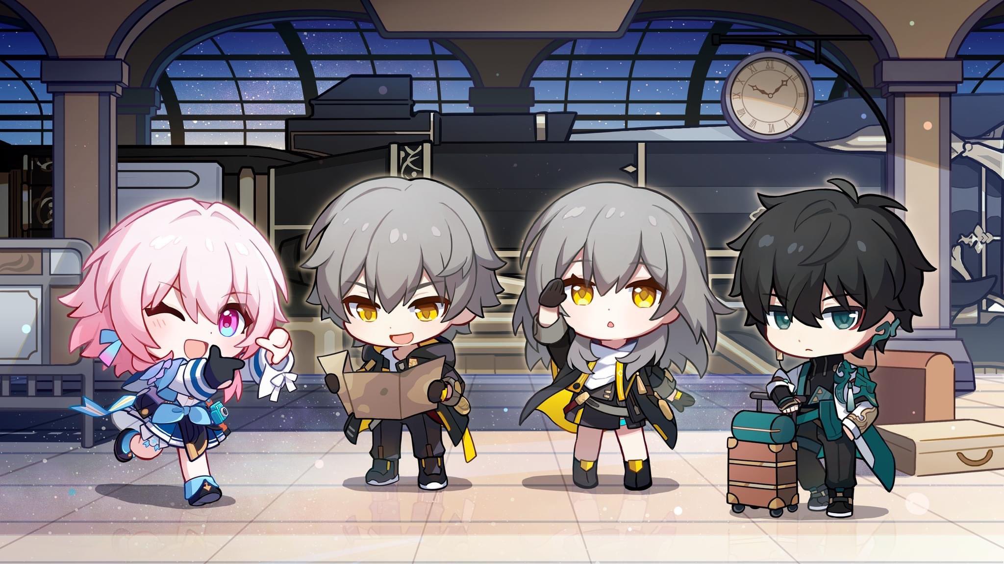 Gray Chibi Wallpaper