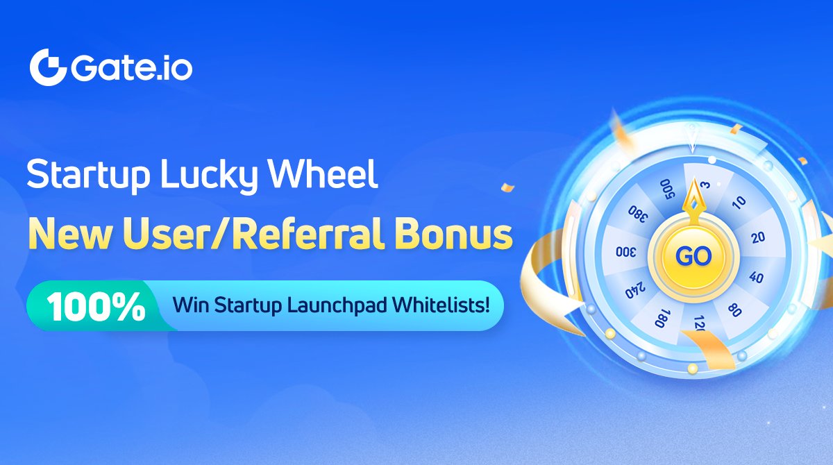 Gate.io on Twitter: " https://t.co/8kWqgEeXbj Startup Lucky Wheel Spin & 100% win Startup ...