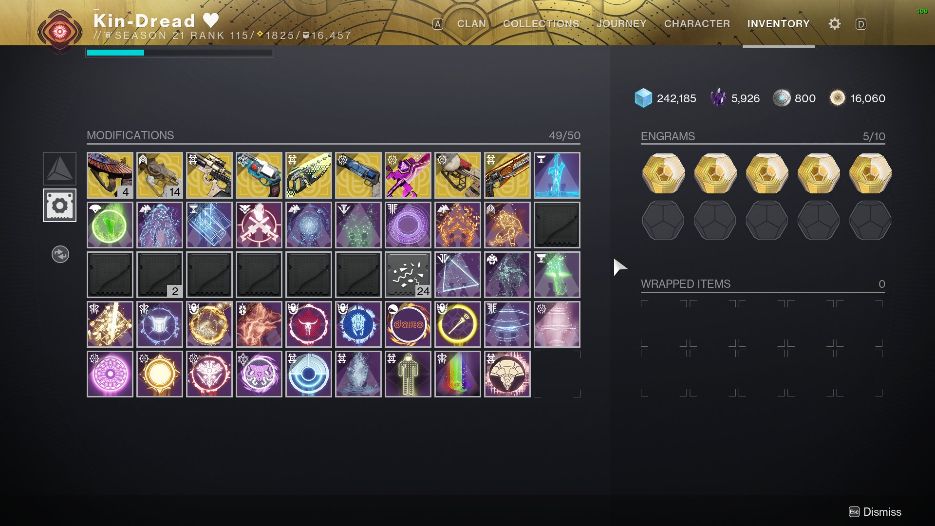 💙 Kin-Dread 🖤 (Sick Filler Arc) on Twitter: "My inventory is getting more and more cursed as the ...