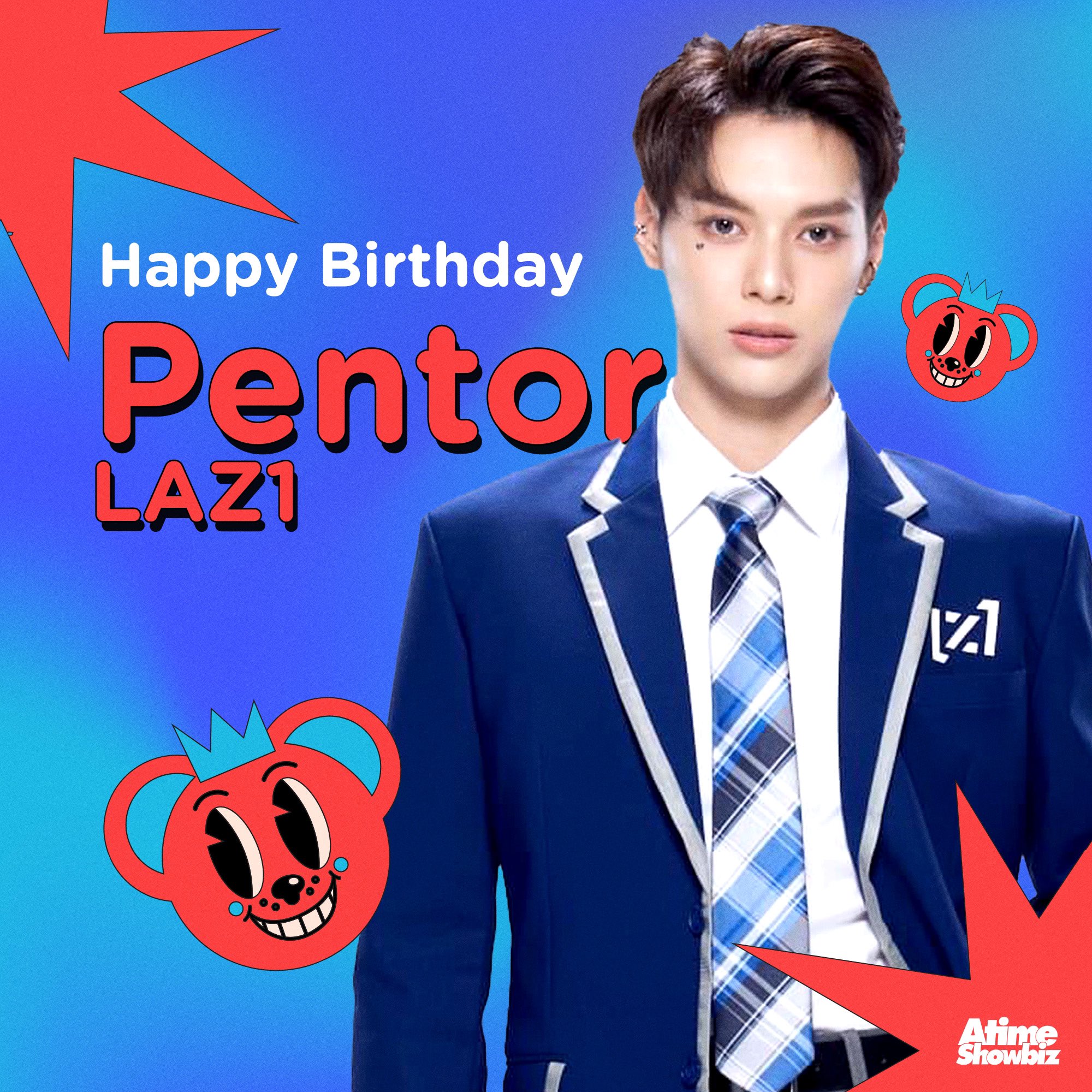 Atimeshowbiz on Twitter: "Happy Birthday Pentor LAZ1 🎂 ขอให้มีแต่ความสุข สุขภาพร่างกายแข็งแรง ...