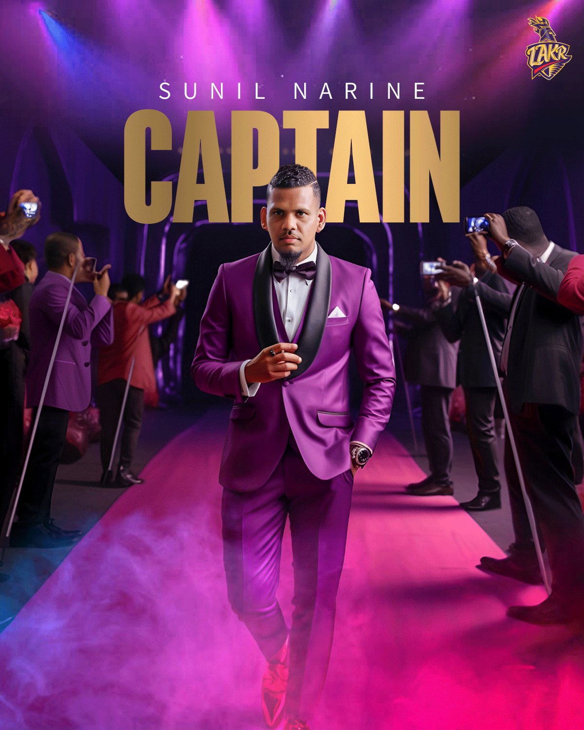 Los Angeles Knight Riders on Twitter: "Sunil Narine steps onto the red carpet of captaincy for ...