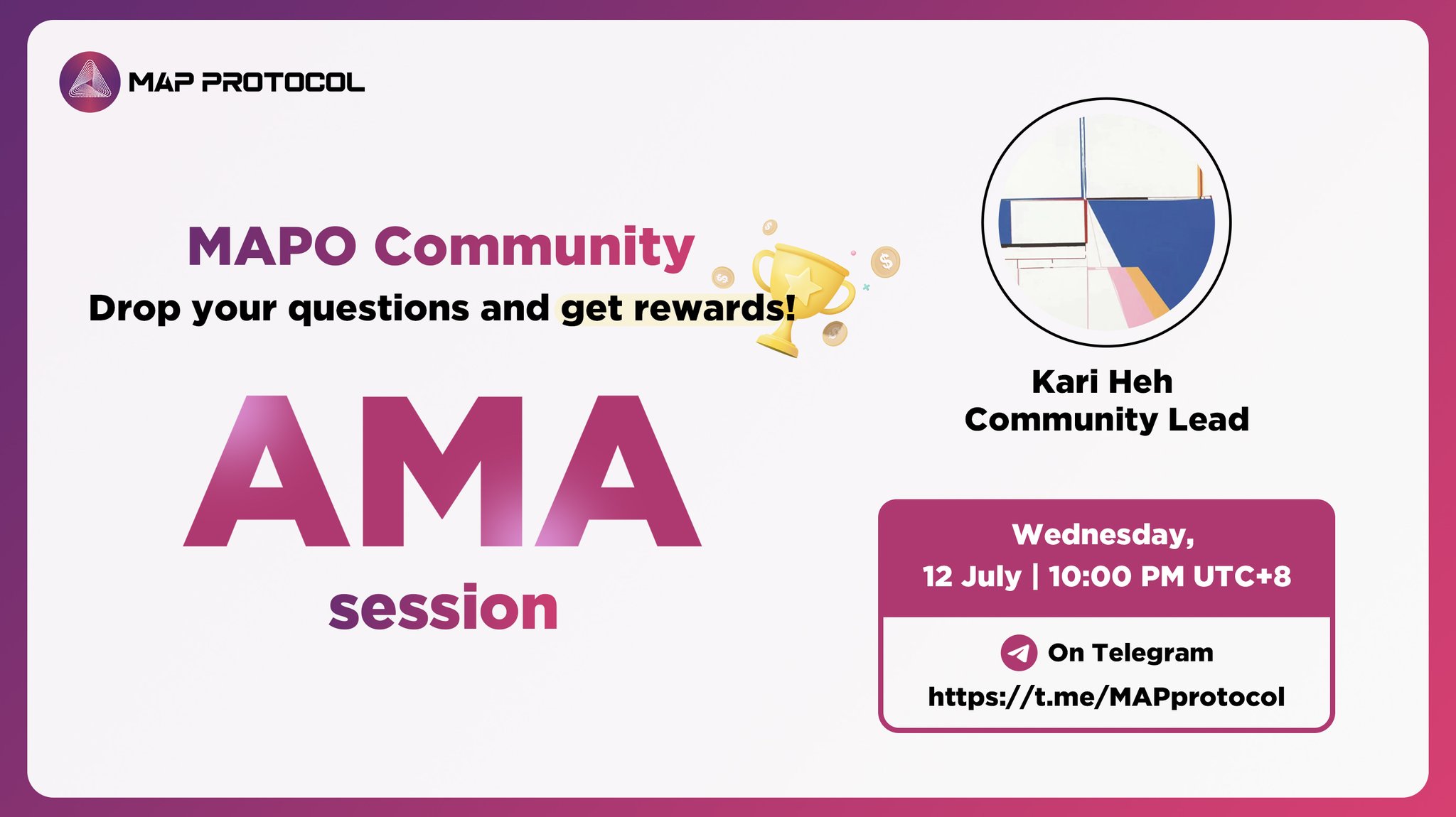 MAP Protocol 💙 MAPO on Twitter: "📢Join us for another exhilarating AMA session! 🌟🚀 Get ready to ...