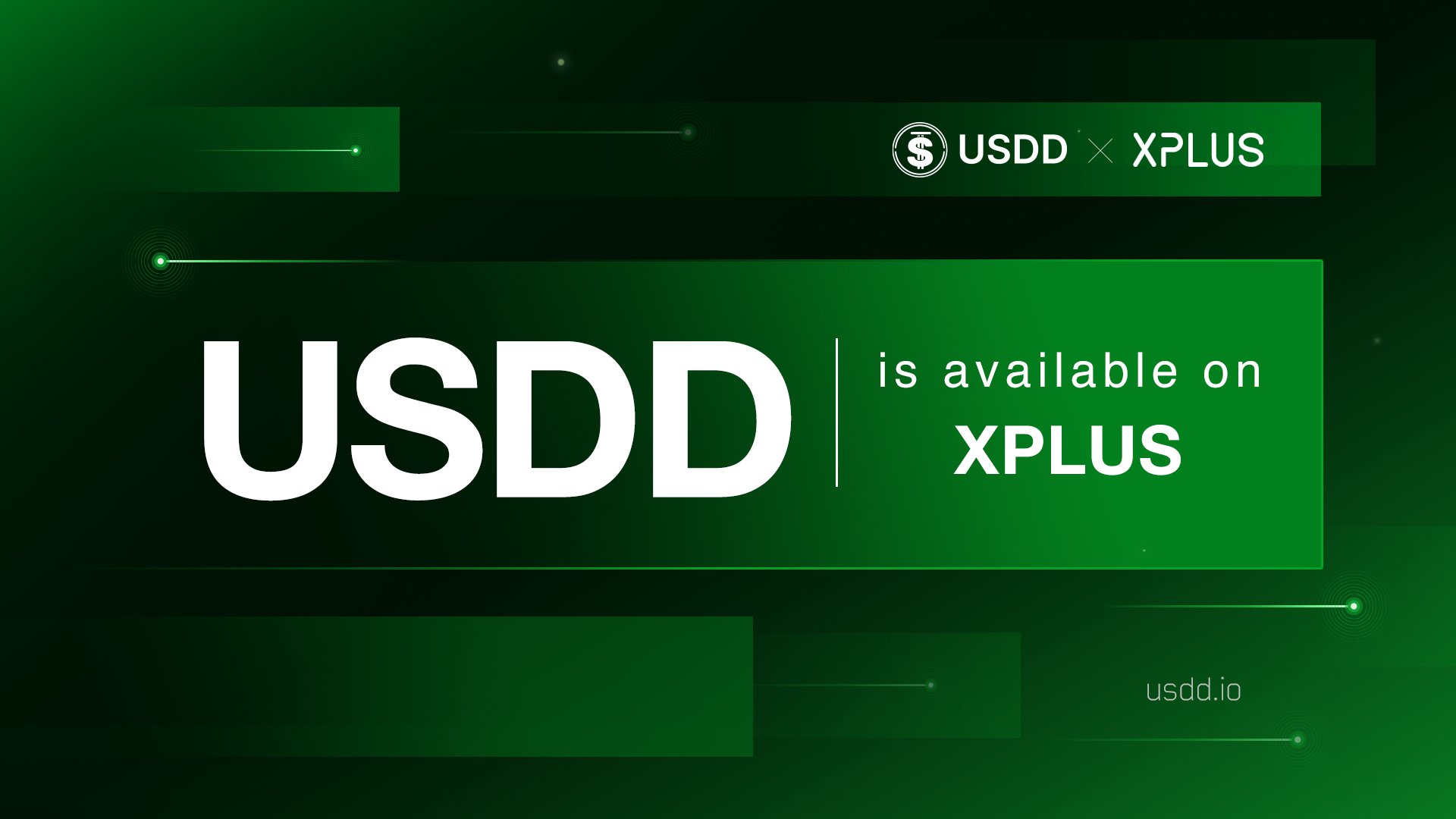 USDD on Twitter: "Another day, another partnership! 🚨 We just launched on @xplusio and you get ...