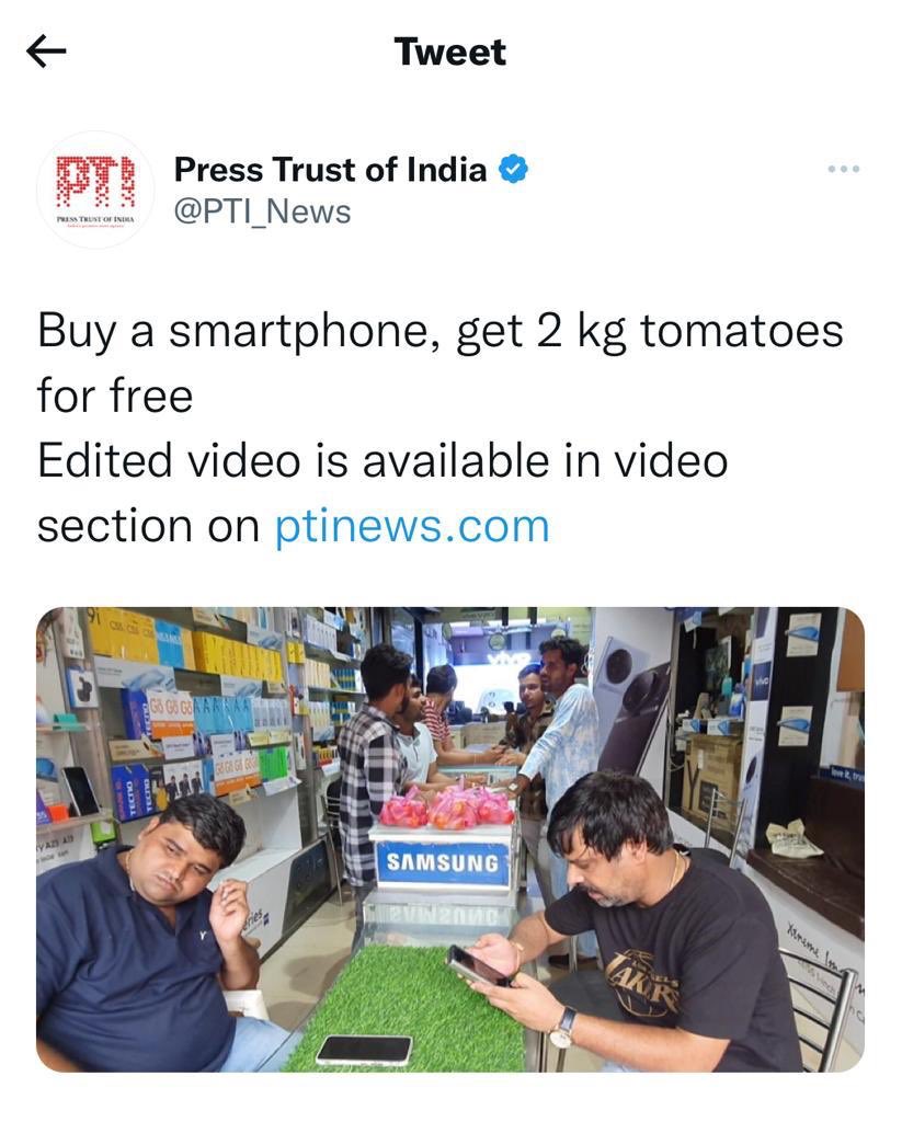 Abhijit Iyer-Mitra on Twitter: "Hey @PTI_News. Was this a news story or a skit? Seriously? “Buy ...
