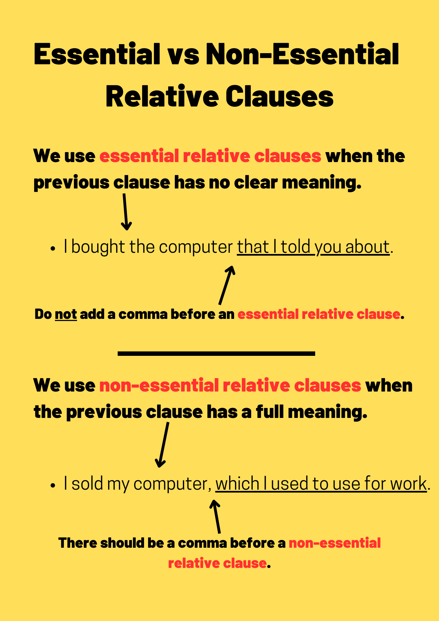 Relative Clauses Relative Clauses Worksheets 15 Worksheets.com