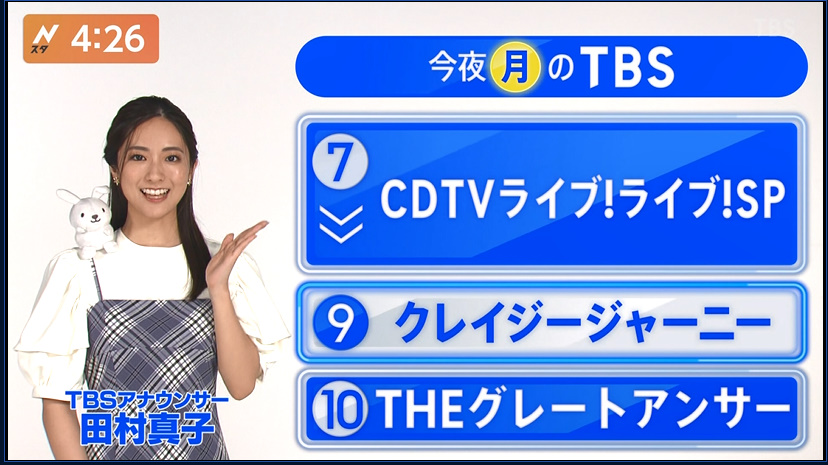 tvmaniaZERO on Twitter: "2023/07/10 #Nスタ #田村真子 アナ 今夜のTBSは https://t.co/UHnhVr1st4" / Twitter