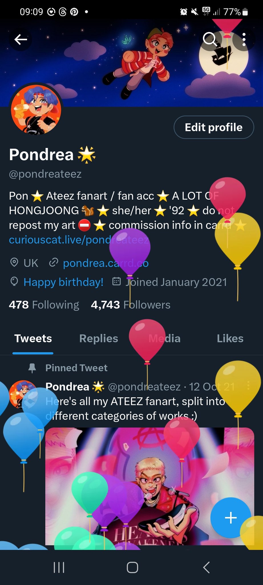 Pondrea 🌟 on Twitter: "Balloon day!!!! 🥹 https://t.co/i8auERoRoA" / Twitter