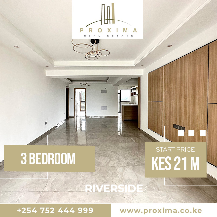 PROXIMA REAL ESTATE on Twitter: "Beautiful 3 Bedroom apartments with modern and stylish ...