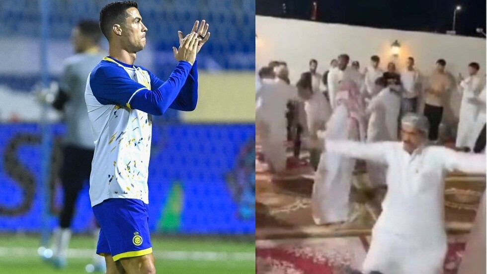 RTARABIC on Twitter: "كرستيانو رونالدو "يظهر" في نهاية " القلطة" السعودية (فيديو) للمزيد: https ...