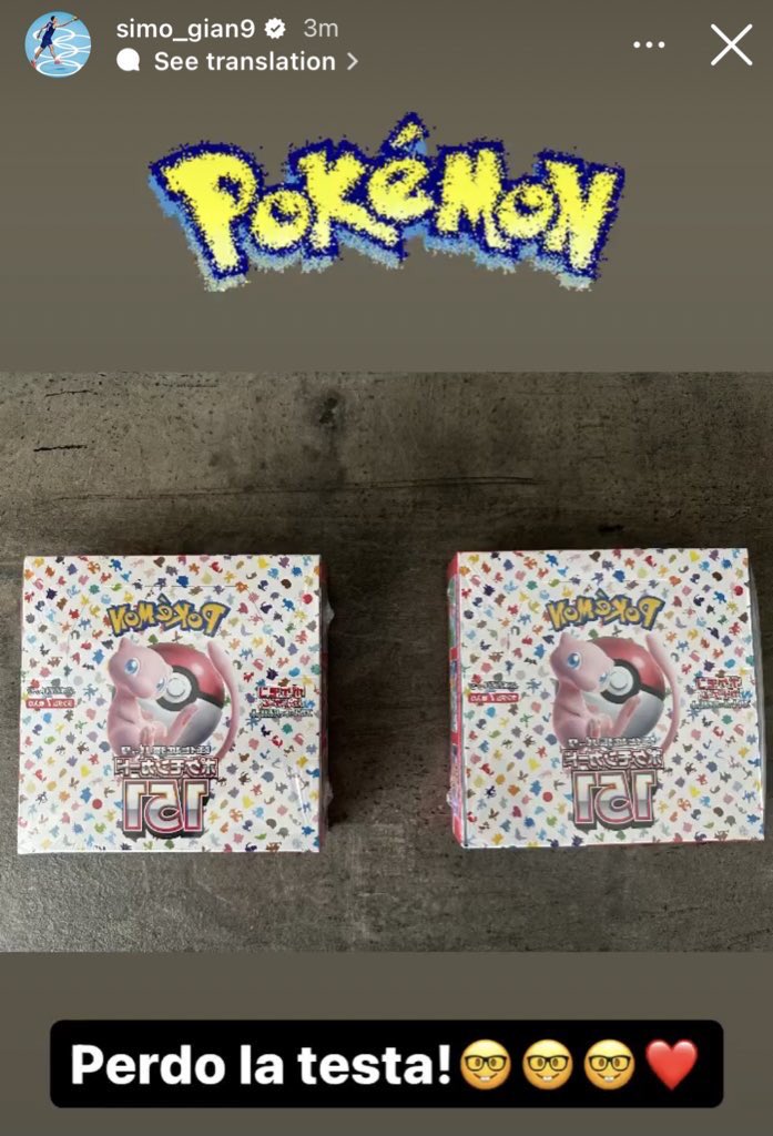 on Twitter: "simo just posed a photo of pokemon cards and he’s totally geeking out. which led me ...