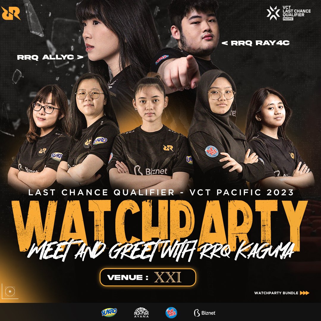 Team RRQ on Twitter: "Come watch RRQ take on @GlobalEsportsIn for their first match for VCT LCQ ...