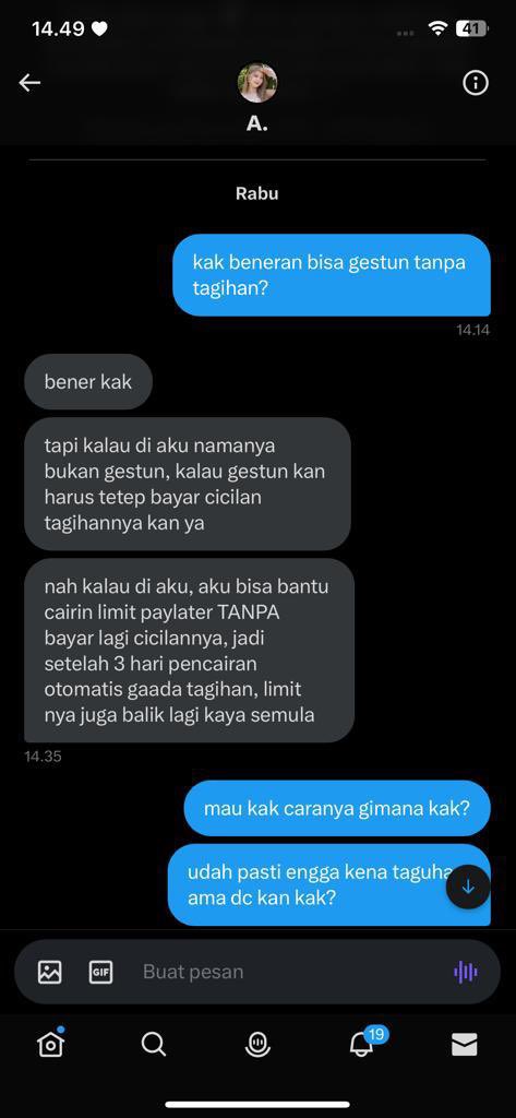 ana | open gestun instan scan🤍 on Twitter: "oh ya ini juga kali kedua ya, si penipu kimak ini ...