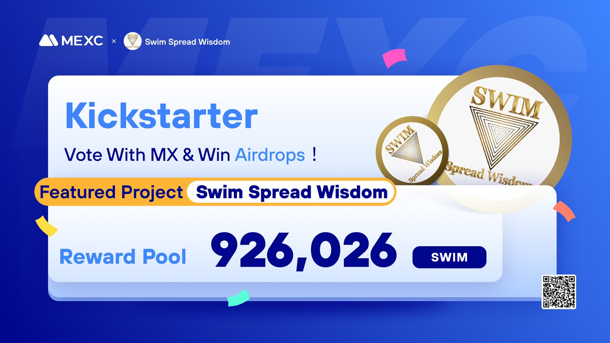 MEXC on Twitter: "The @SwimSpreadWis Kickstarter is coming to @MEXC_Official! 🗳️Vote with $MX to ...