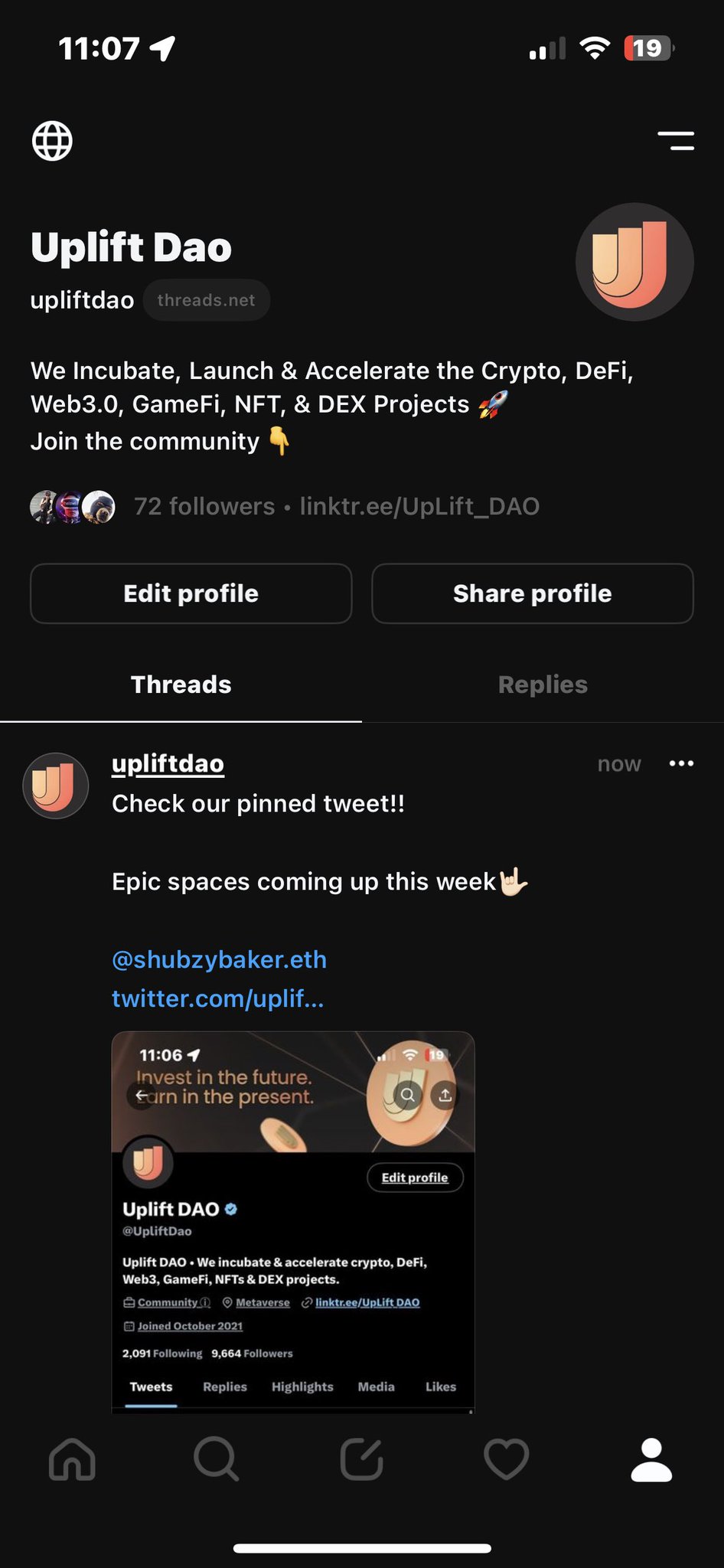 Uplift DAO on Twitter: Uplift DAO on Twitter: