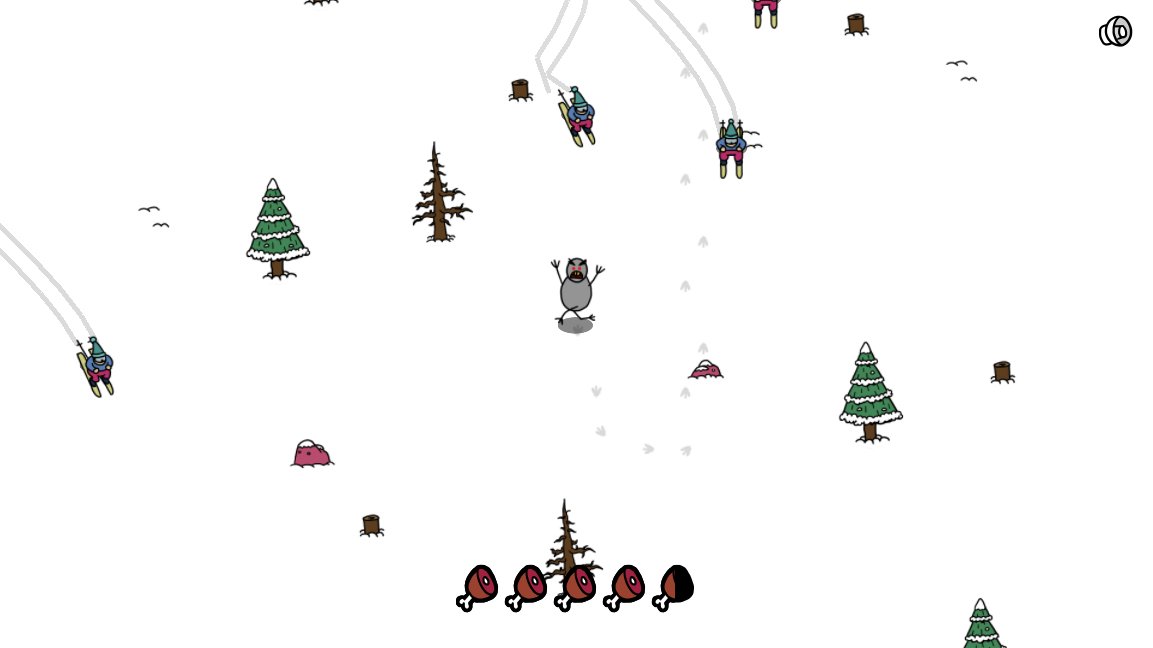 Rock Paper Shotgun on Twitter: "Become SkiFree's yeti and devour skiers in this free little ...