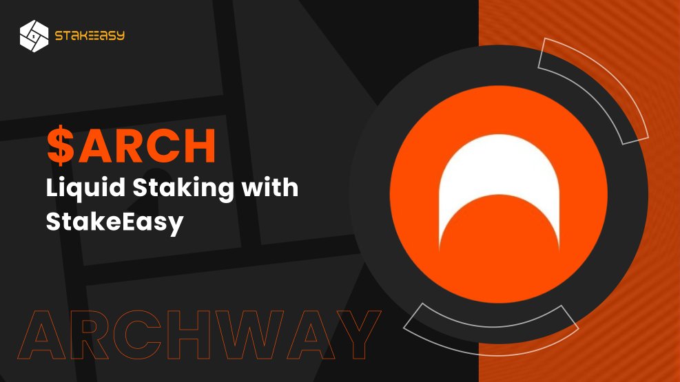 Thread🧵 Liquid Staking allows you to unlock the power of your $ARCH ...
