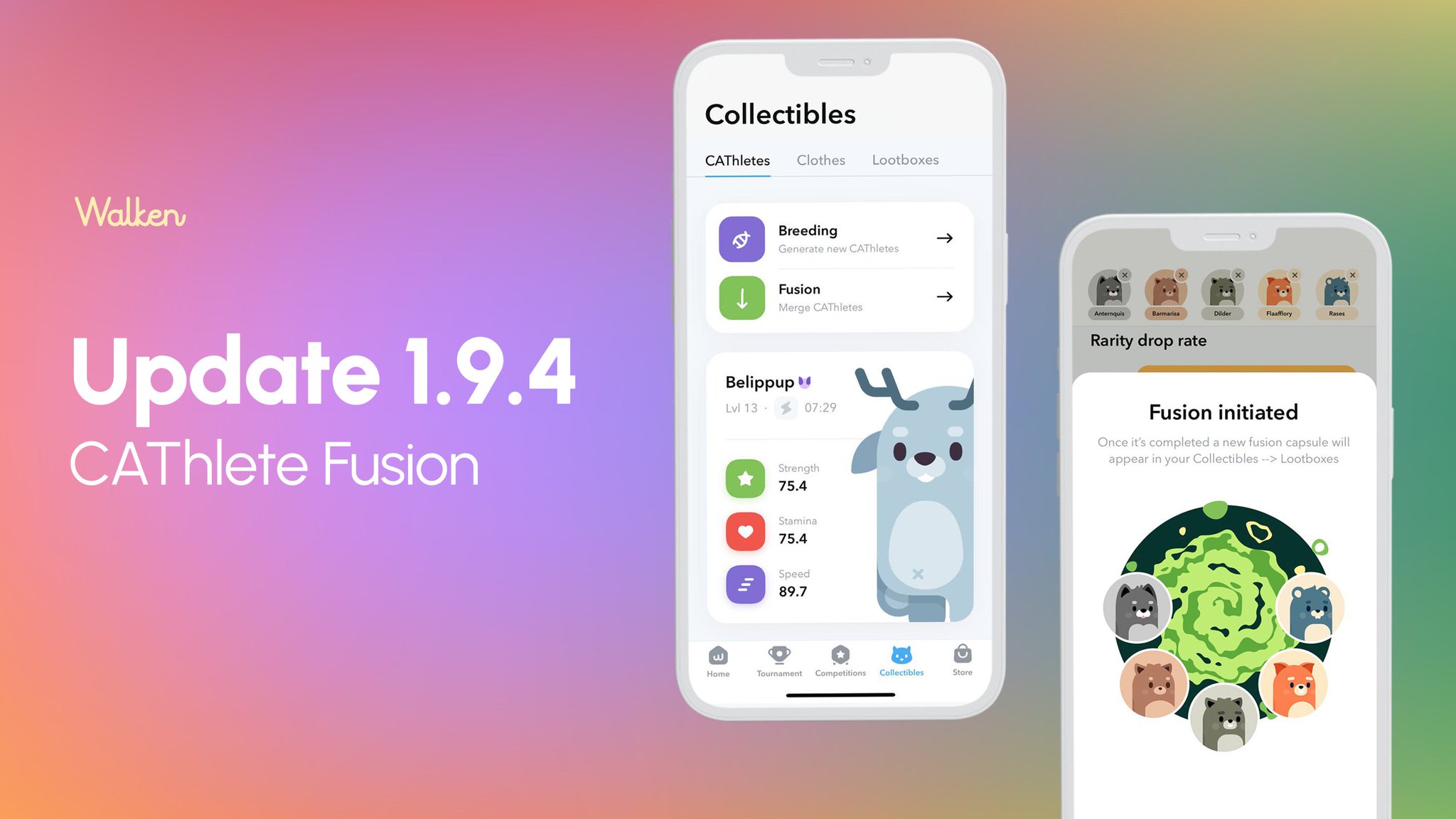 Walken on Twitter: "🔥 NEW #walken_io UPDATE: CATHLETE FUSION IS BACK ... and here to stay 🎉, so ...