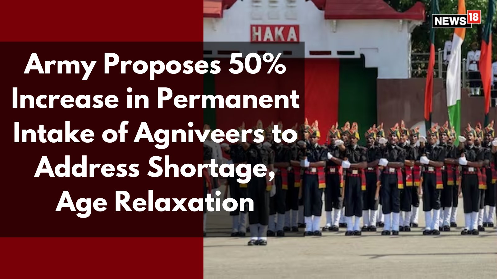 News18 on Twitter: "The Indian Army has proposed to increase the permanent intake percentage of ...