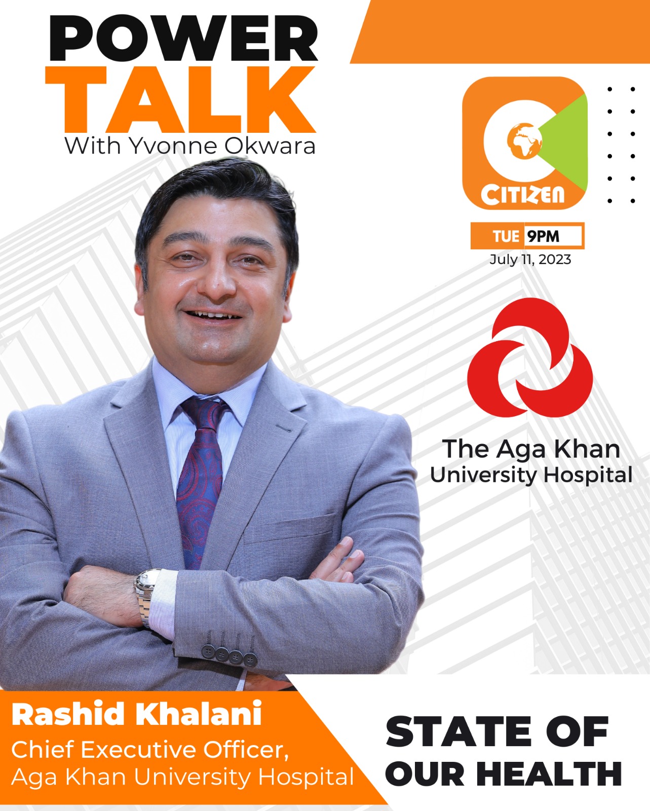 Citizen TV Kenya on Twitter: "This Tuesday on Power Talk with @YvonneOkwara, Aga Khan University ...