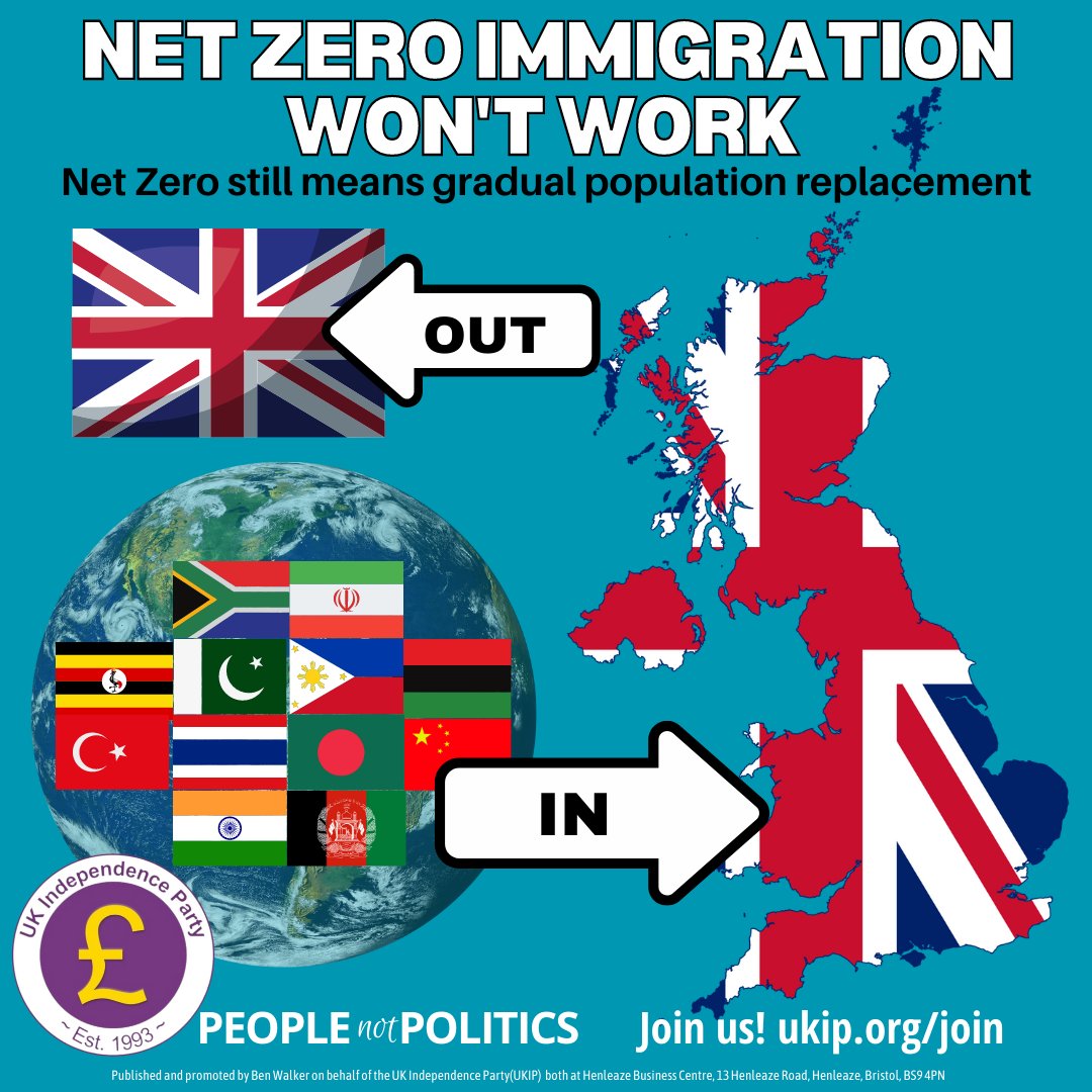 UK Independence Party on Twitter: "#UKIP doesn't want "net zero" immigration, we want ZERO ...