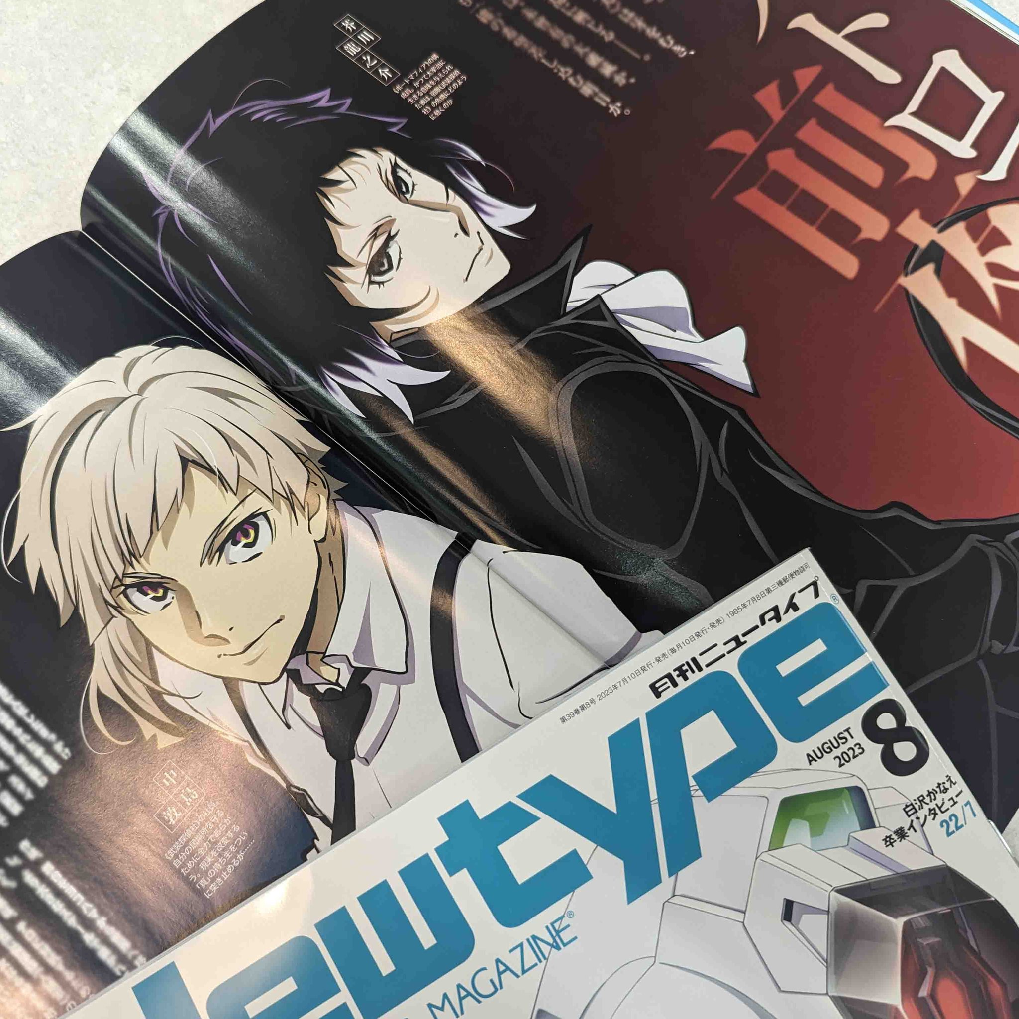 ニュータイプ編集部／WebNewtype on Twitter: "【📣発売中】 本日より放送開始の「#文豪ストレイドッグス」第5シーズン。月刊ニュータイプ8月号では #中島敦 と #芥川 ...