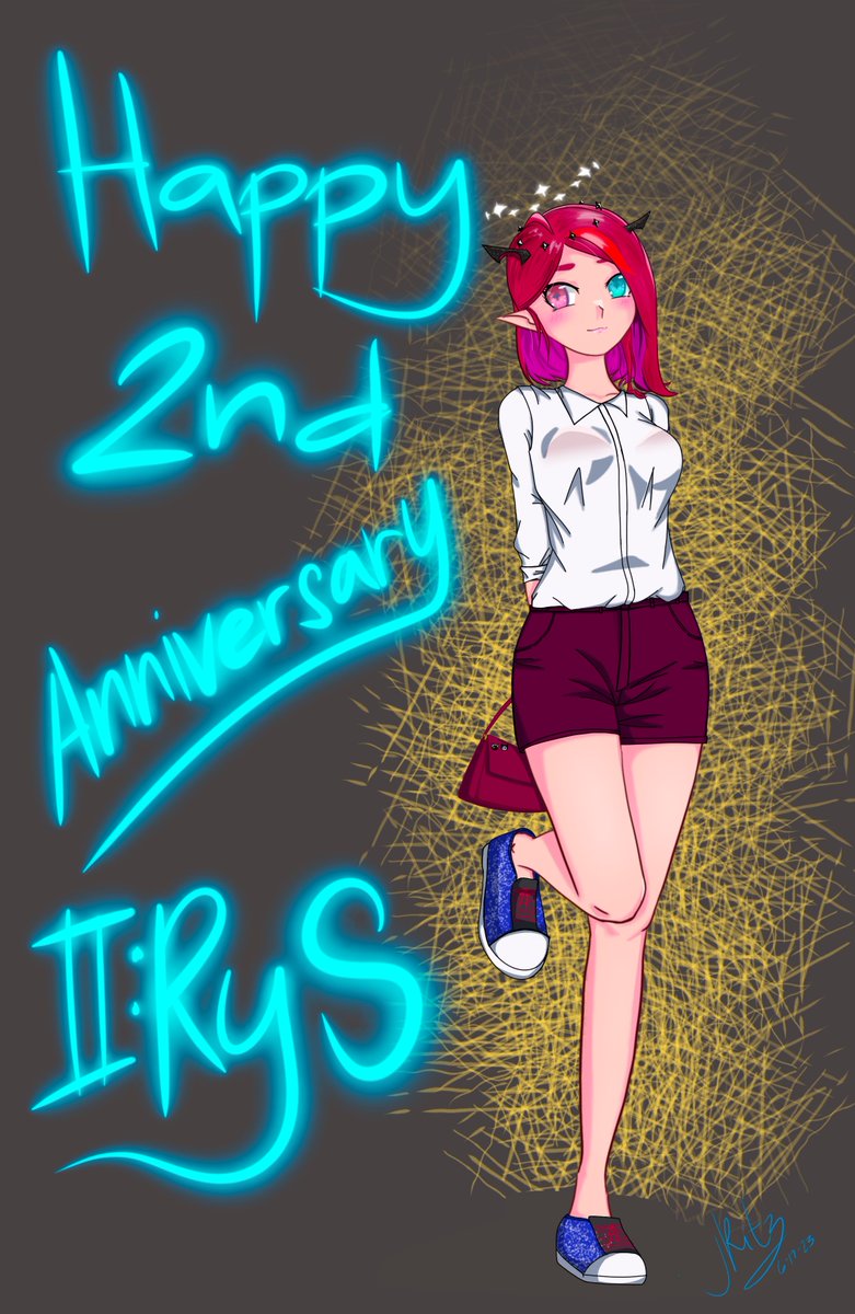 jRitz1208 💎 on Twitter: "Happy 2nd Anniversary #IRyS! 2 Years have past and IRyS is still my ...