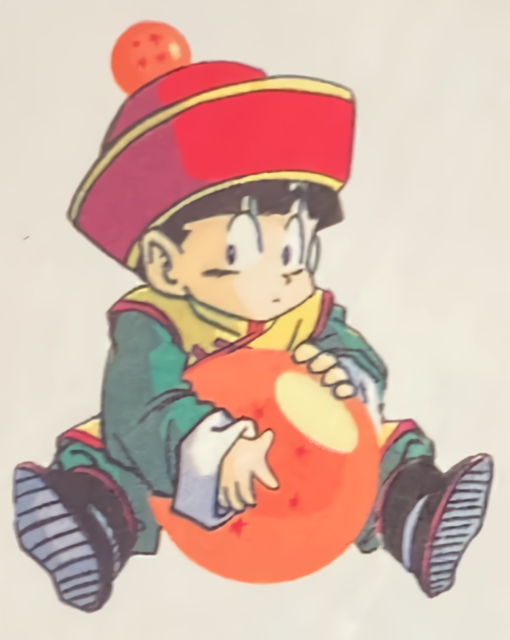 Gohan Kid Drawing