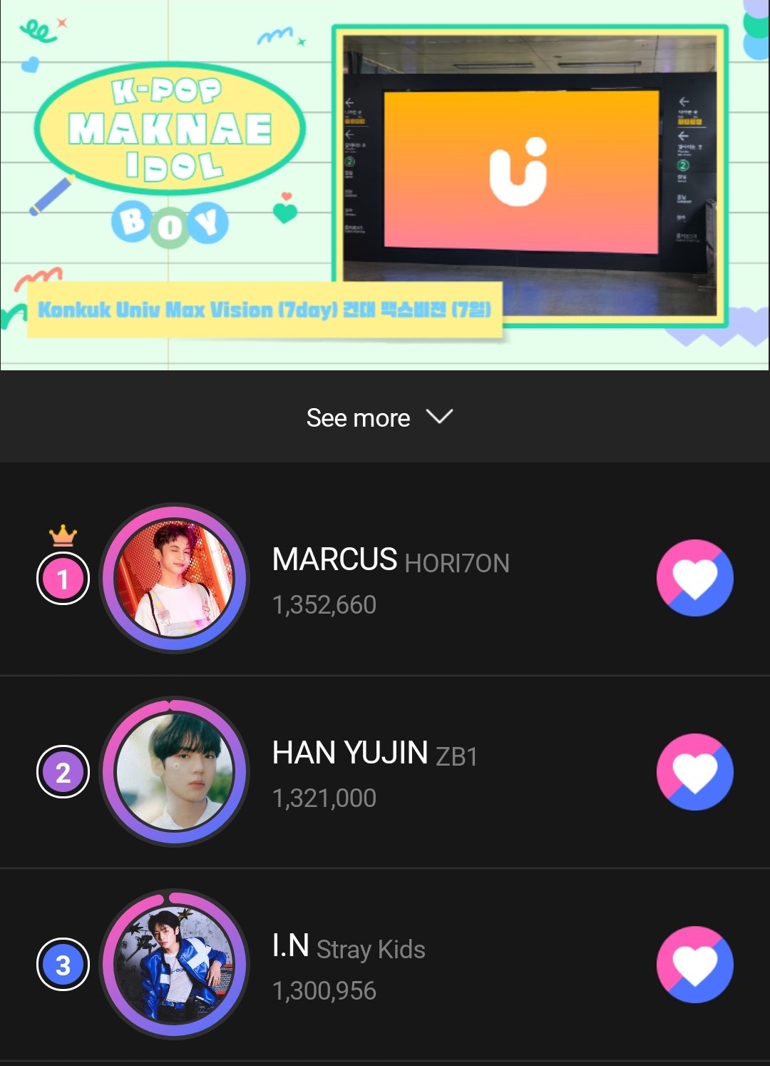 I.N 아이엔 GLOBAL ★ on Twitter: "🗳️ UPICK | D-4 Vote for #I_N on "K-POP MAKNAE IDOL (Boy)" poll ...