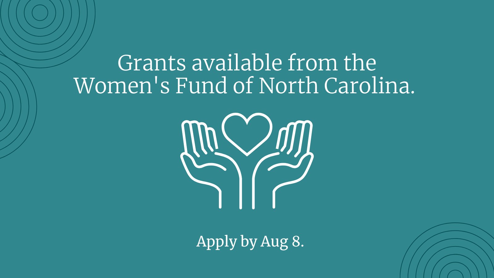 North Carolina Community Foundation on Twitter: "📣Grants applications are open from the Women’s ...