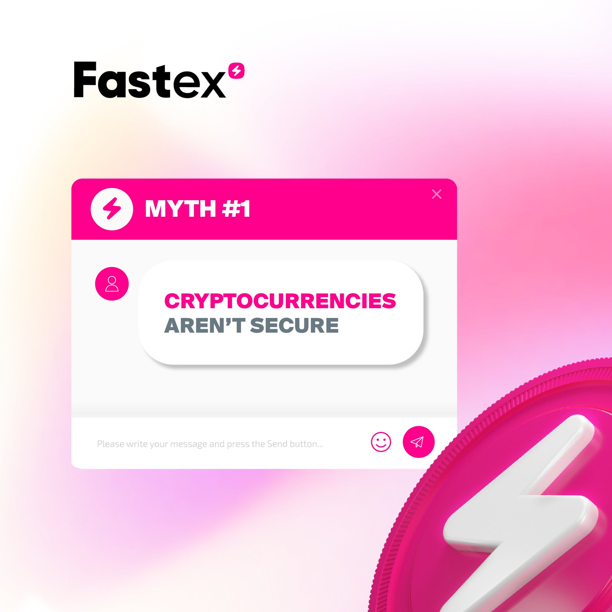 Fasttoken on Twitter: "🔍Myth #1: #Cryptocurrencies aren't secure Truth: #Cryptocurrencies ...