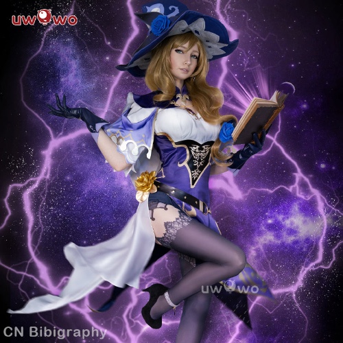 Sweet on Twitter: "I just received Uwowo Game Genshin Impact Plus Size Cosplay Lisa Witch of ...