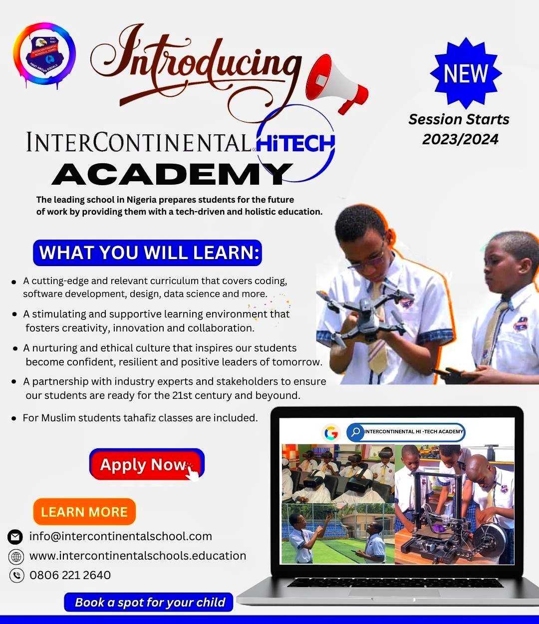Intercontinental Sch on Twitter: ""Enroll your child in Intercontinental School for an ...