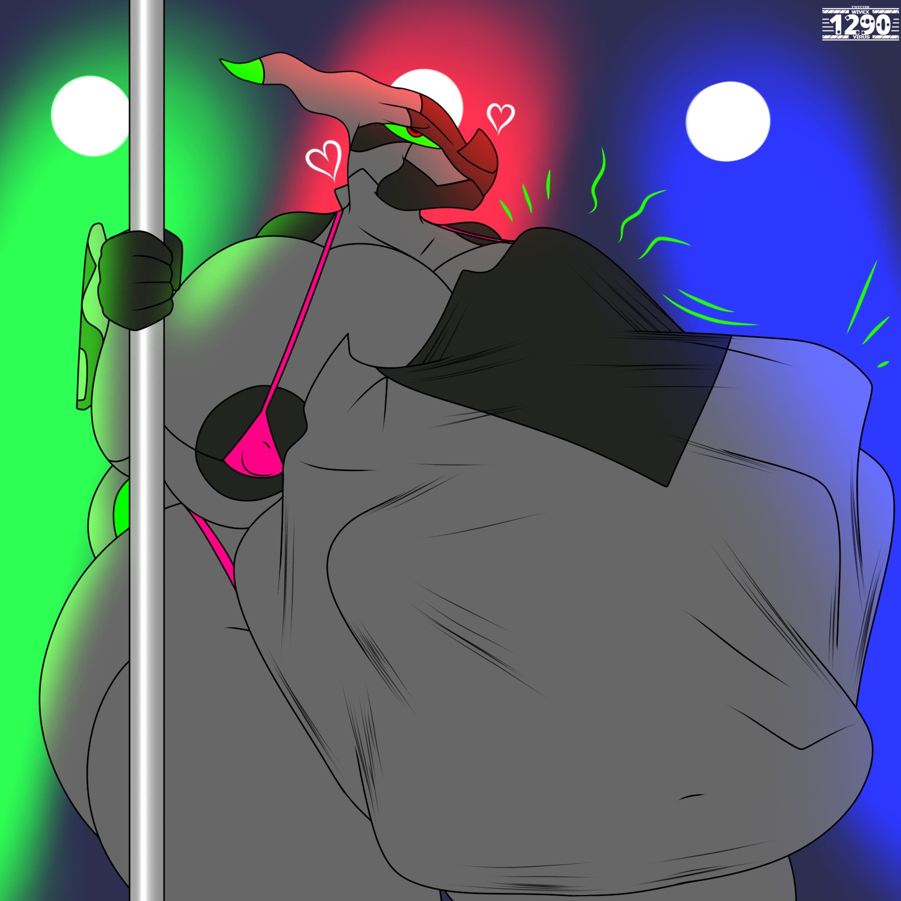 🇸🇻Omega Blaze(open commissions 6/Open)🇸🇻 on Twitter: "Zoeh stripper vore Commission made by ...