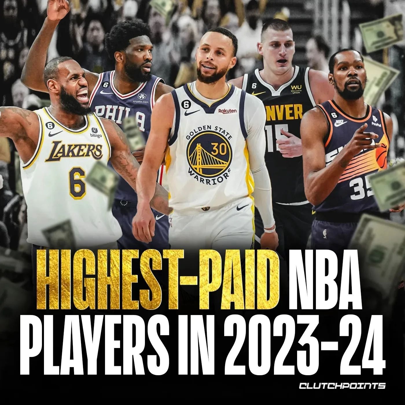 ClutchPoints on Twitter: "Next season's deepest bigs (literally) 💰 1. Stephen Curry ...