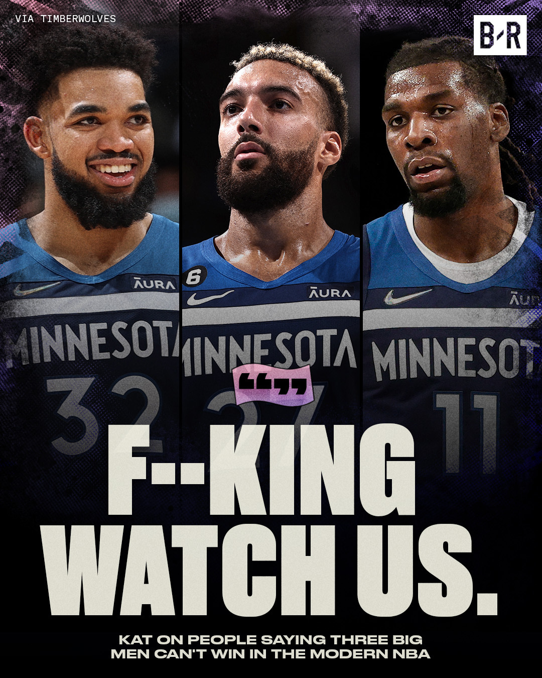 KATastrophe on Twitter: "RT @BleacherReport: KAT isn't listening to the doubters 😤 (via ...