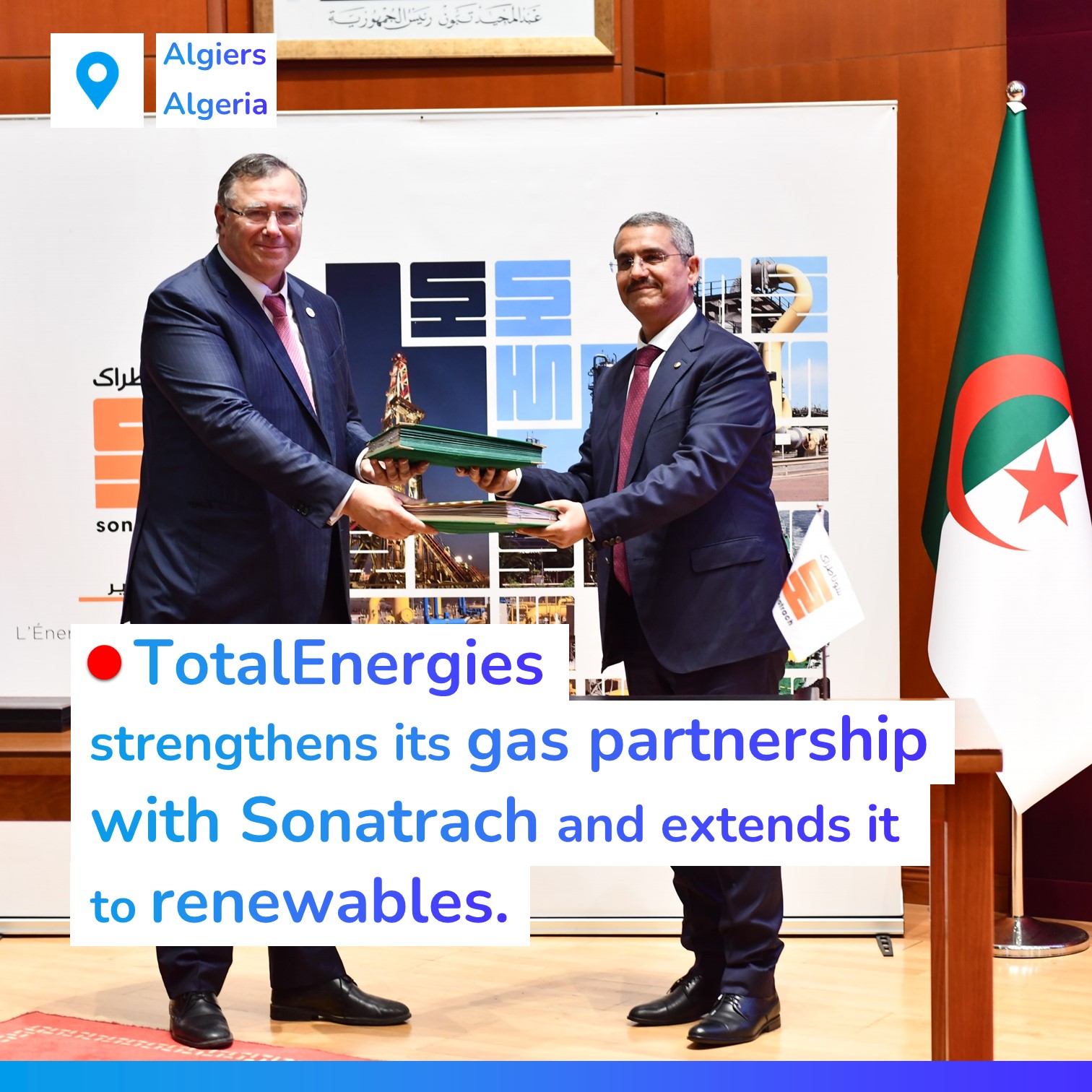 TotalEnergies on Twitter: "TotalEnergies and Sonatrach have signed several agreements 📑 to ...