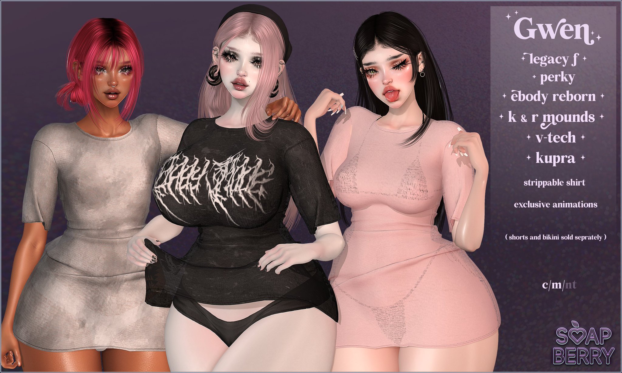 .Soapberry. SL on Twitter: "Coming to Equal10 Event – .SB. Gwen Shirt! A long shirt… or shirt ...