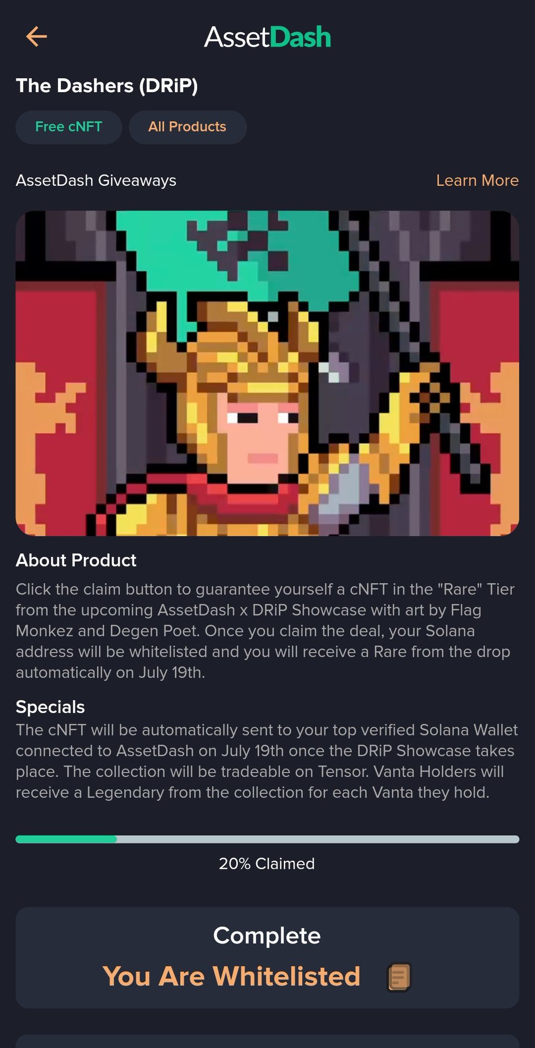 Kronic King ⚫️ | THC ᴸᵃᵇᶻ on Twitter: "@assetdash Done 🏁 https://t.co/hmyRBhAAVV" / Twitter